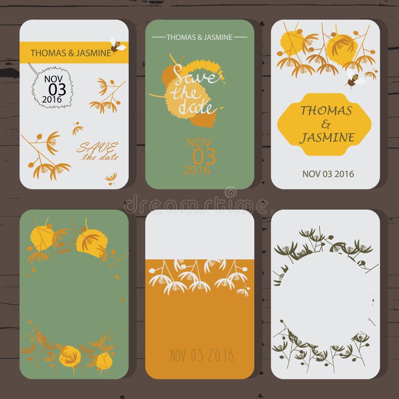 Different Templates for Wedding Invitations. Design Save the Date Cards ...