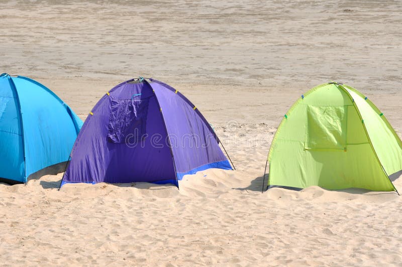 Different tent stock image. Image of sand, line, sunshine - 27318259