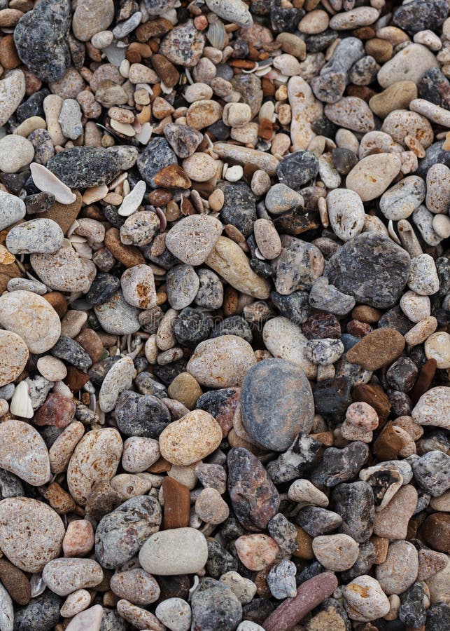 Different Texture on the Beach - Water and Sand, Stones and Pebbles ...