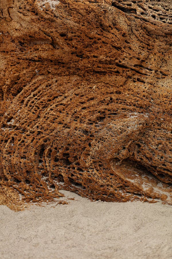 Different Texture on the Beach - Water and Sand, Stones and Pebbles ...