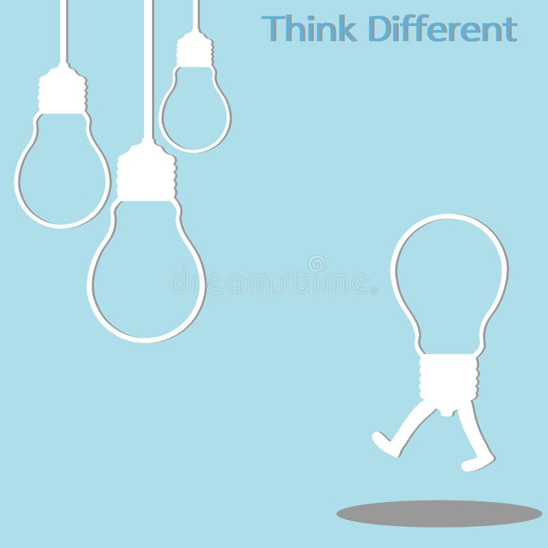 Different Thinking and Decision Stock Vector - Illustration of left ...