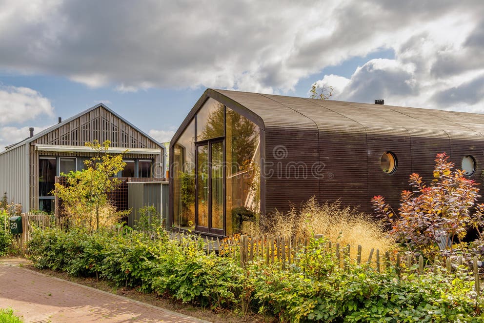 Different Tiny Houses in Almere, the Netherlands Editorial Stock Image ...