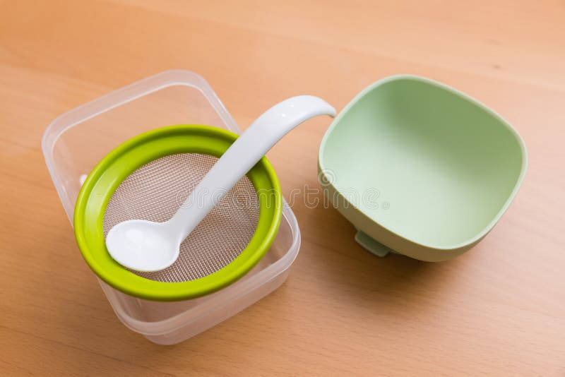 Different Tool for Preparing Baby Food Mash Stock Image - Image of mash ...