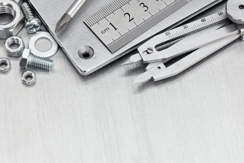 Different Tools for House Renovation and Hand Work on Metal Back Stock ...