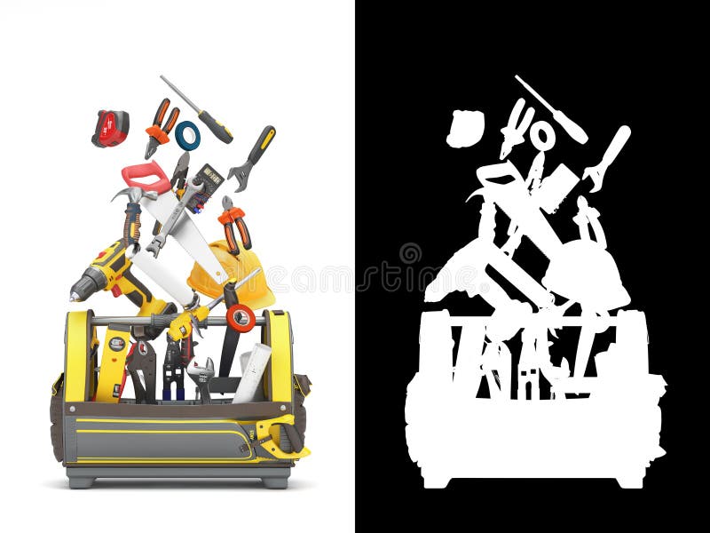 Different Tools Set in Tool Bag Concept of Repair Tools Warehouse ...