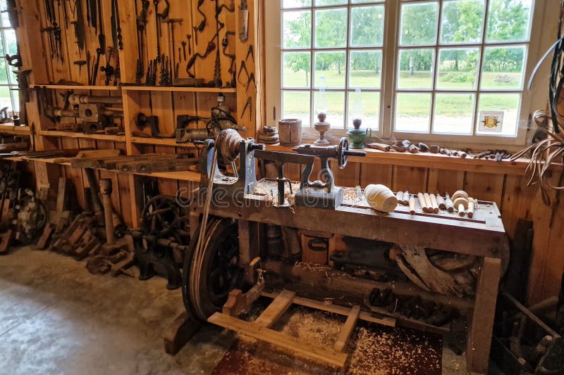 Different Tools in the Woodworking Museum, Latvia Editorial Photography ...