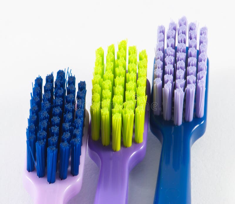 Different toothbrushes stock photo. Image of clean, lila - 24475774