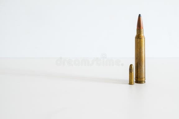 Different Type of Bullets Isolated Over a White Background Stock Photo ...