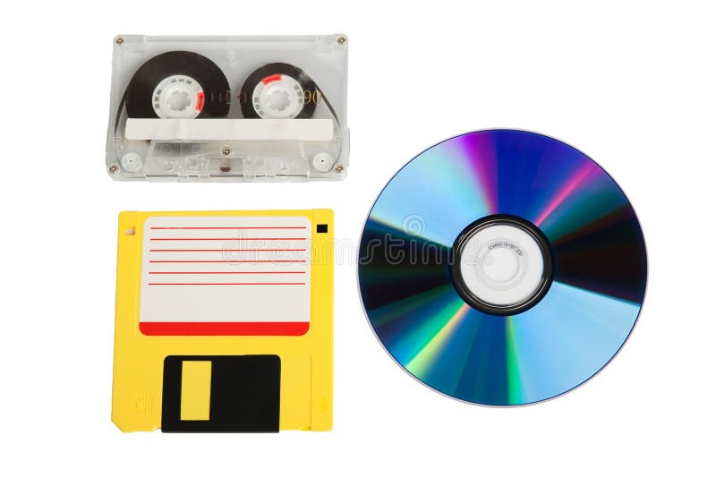 Different Type of Data Storage Units Stock Photo - Image of info ...