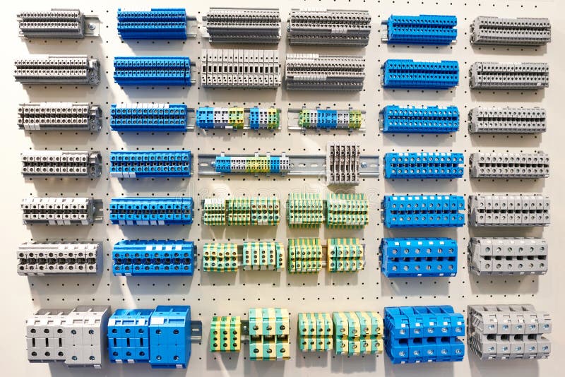 Different Type Terminal for Electric System Stock Image - Image of ...