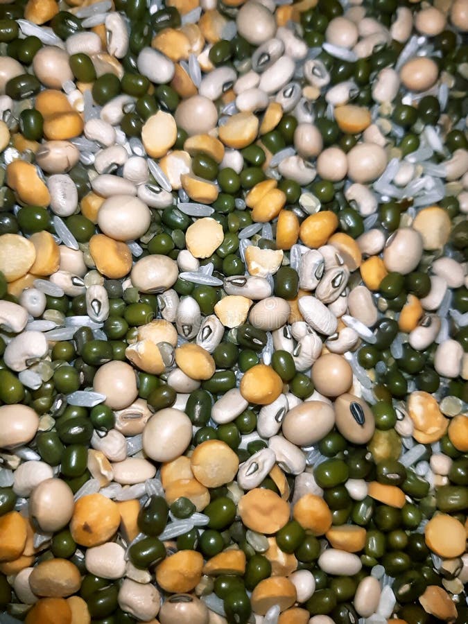 Different Types of Beans Filled in the Bowl Stock Photo - Image of ...