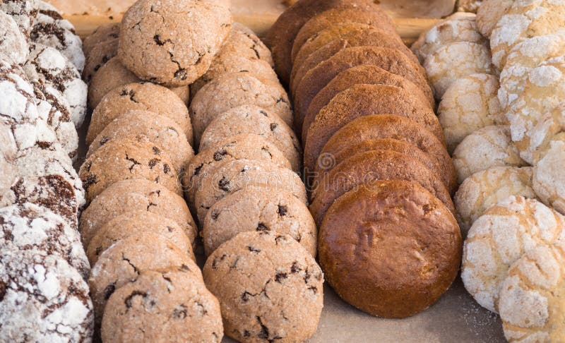 Different Types of Biscuits Stock Image - Image of crunchy, healthy ...