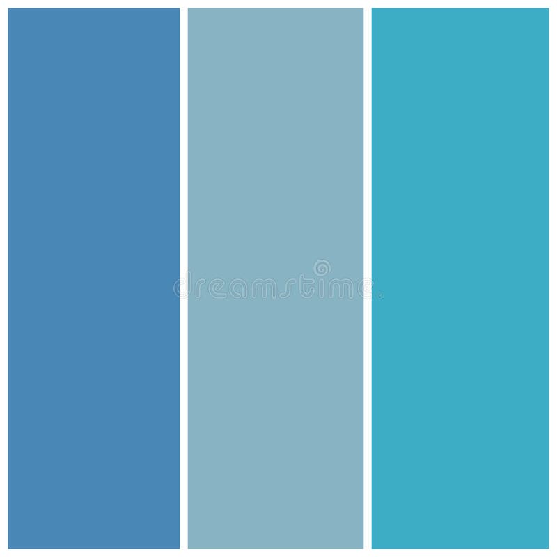 Different Types of Blue Colors Samples or Interiors Tones Calm Pallete ...