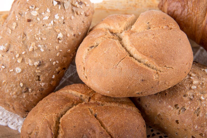 Different types of bread stock photo. Image of agriculture - 58284044