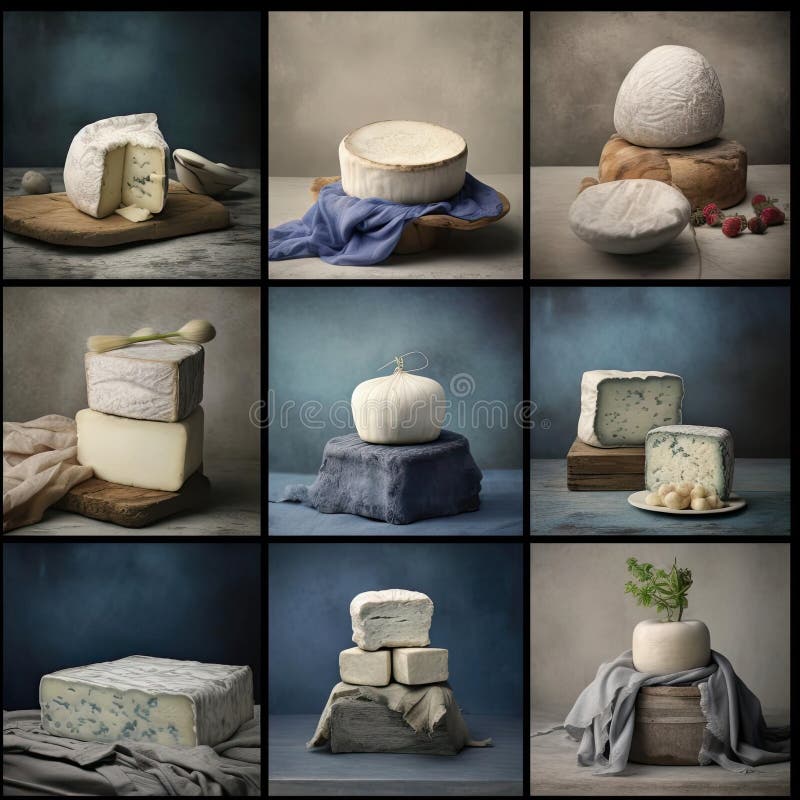 Different Types of Cheese from Around the World Stock Illustration ...