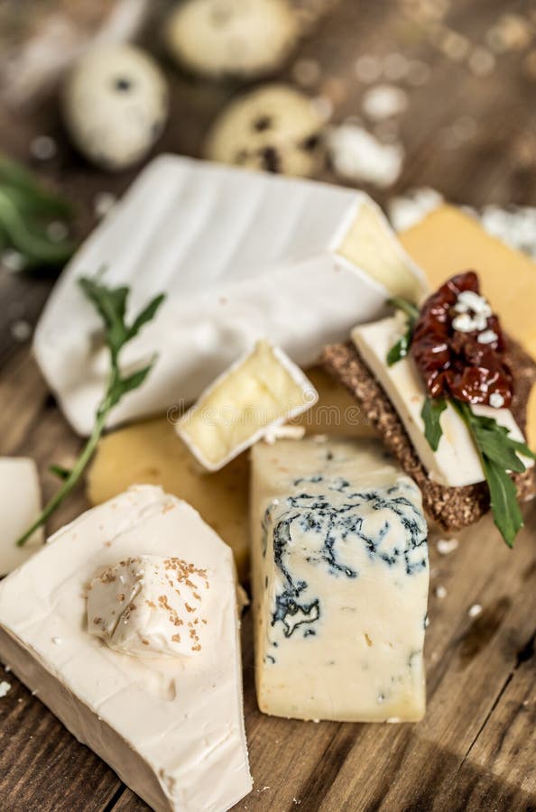 Different Types of Cheese Composition Stock Image - Image of chopped ...