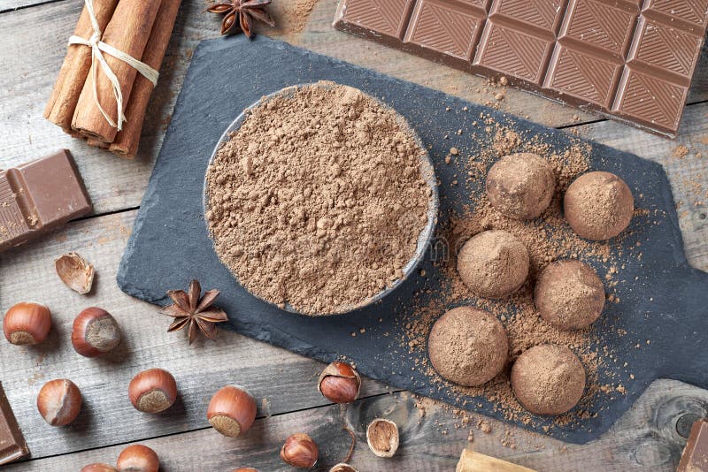 339 Different Types Chocolate Cocoa Powder Stock Photos - Free ...