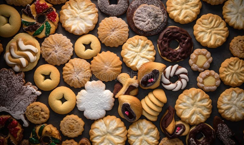 Different Types of Christmas Cookies To Please Any Sweet Tooth Stock ...