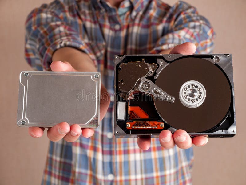 Different Types of Computer Drives, Hard Disk Drives and SSD Drives of ...