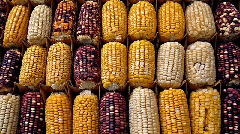 Different Types of Corn for Sale in Market Generative AI Stock ...