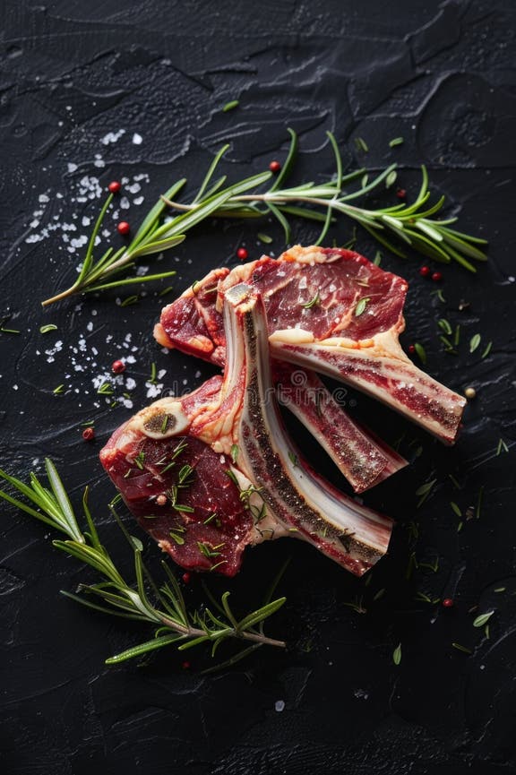 Different Types of Cuts of Beef, Lamb and Chicken Stock Illustration ...