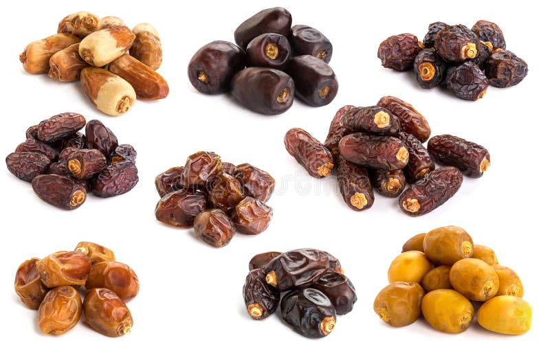 Different Types of Dates Piled without Name Stock Photo - Image of ...