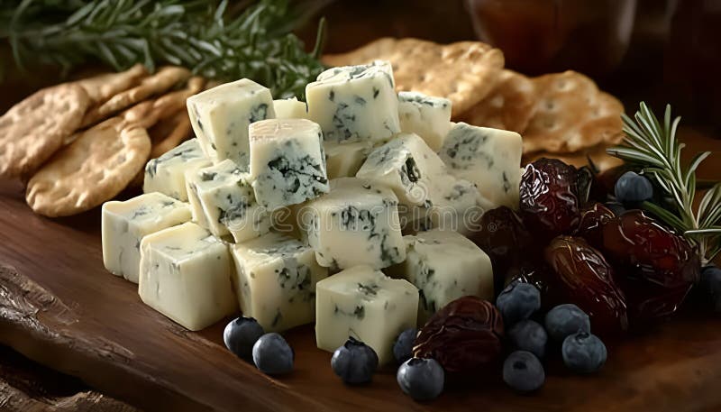 Different Types of Delicious Cheese and Other Snacks As Background ...