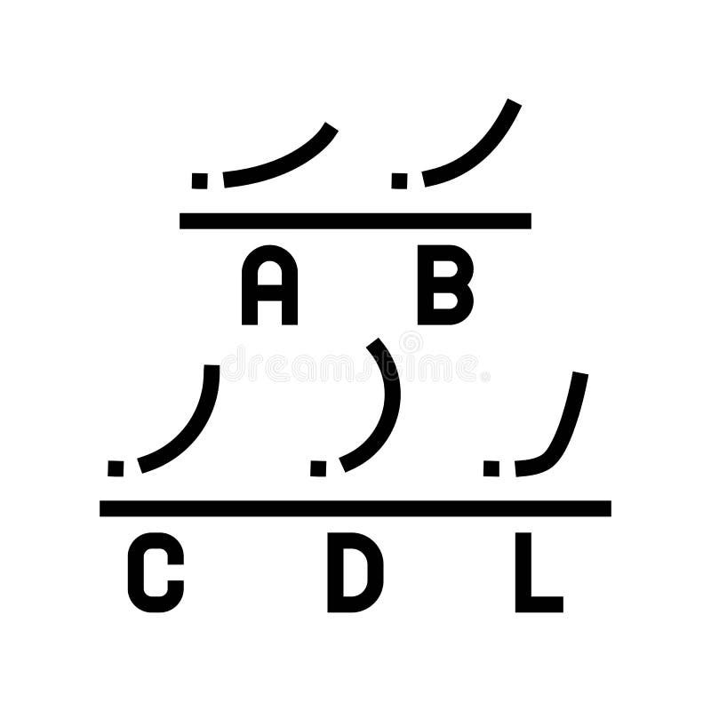 Different Types of False Eyelashes Line Icon Vector Illustration Stock ...