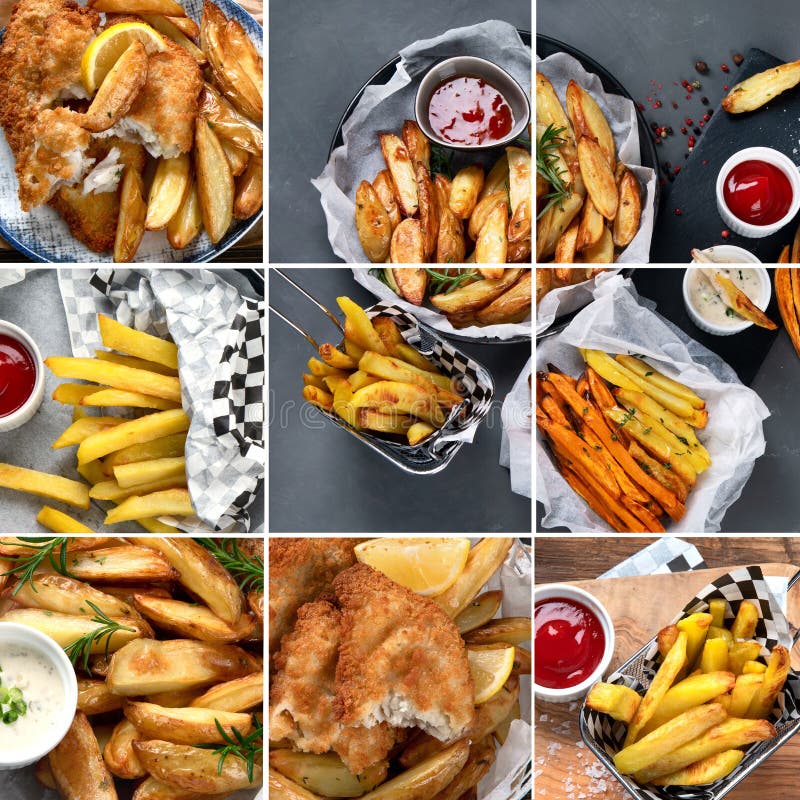 Different Types of Fast Food Stock Image - Image of restaurant, food ...