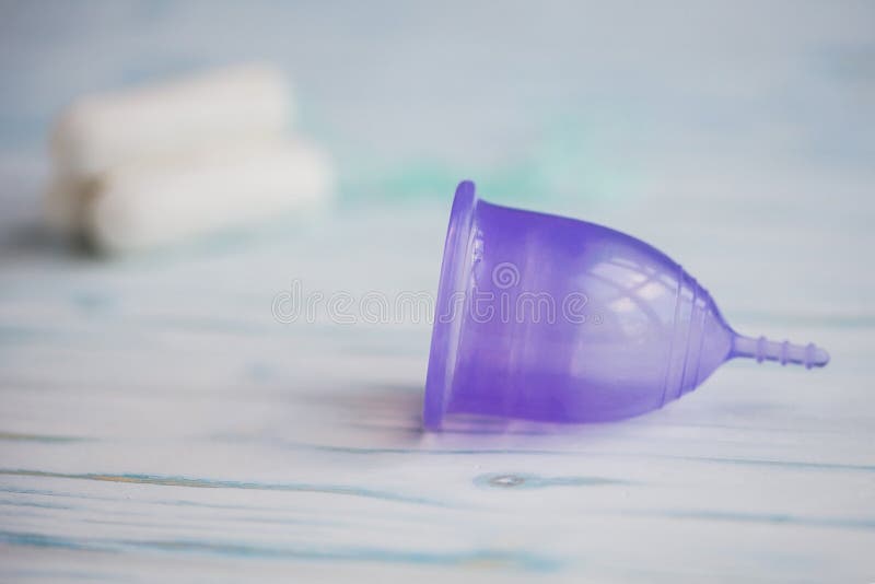 Different Types of Feminine Hygiene Products - Menstrual Cup and Stock ...