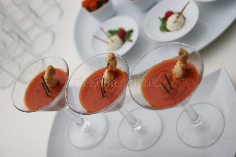 Different Types of Finger Food for Appetizer Stock Photo - Image of ...