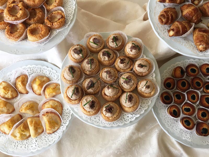 Different Types of Finger Food for Appetizer Stock Image - Image of ...