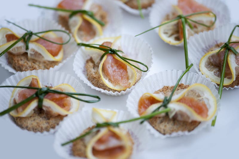 Different Types of Finger Food for Appetizer Stock Image - Image of ...