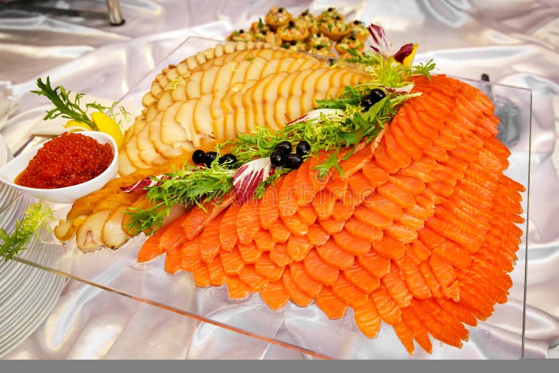 Different types of fish stock image. Image of appetizer - 83826099