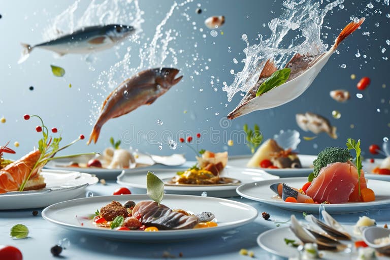 Tossed Seafood Stock Illustrations – 614 Tossed Seafood Stock ...