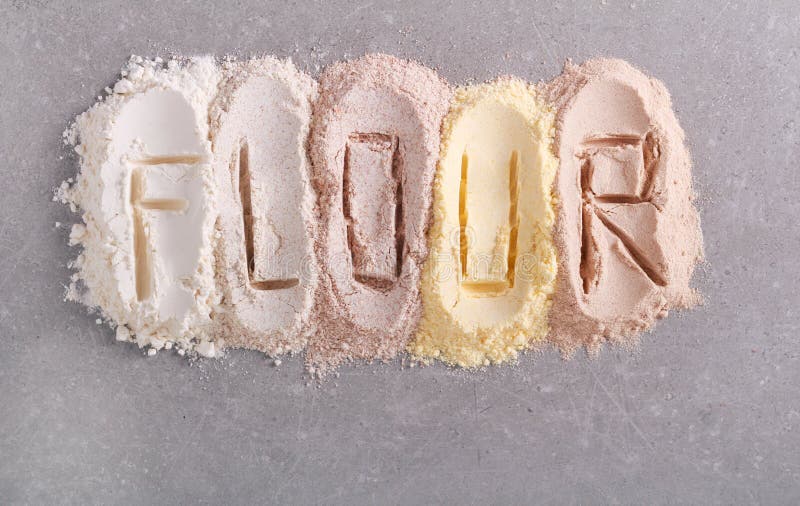 Types of flour stock photo. Image of farina, flour, closeup - 25182158