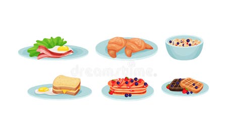 Cartoon Food Plates Stock Illustrations – 3,754 Cartoon Food Plates ...