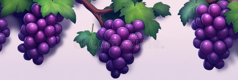 Different Types of Grapes Laid Out on a White Base Stock Photo - Image ...