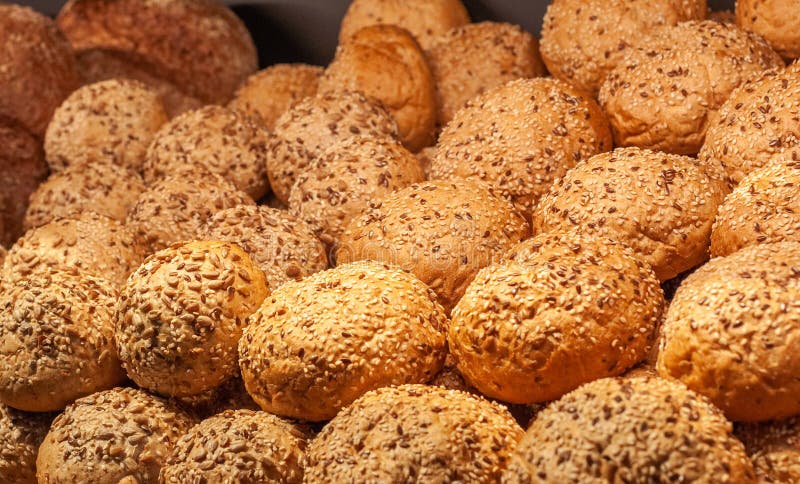 Different Types of Handmade Bread. Different Forms of Bread Stock Image ...