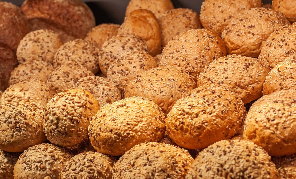Different Types of Handmade Bread. Different Forms of Bread Stock Image ...
