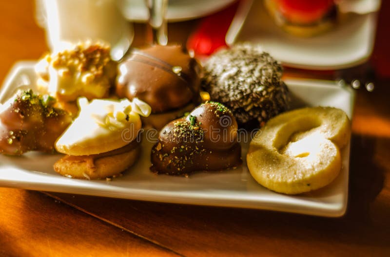 Different Types of Handmade Cookies with Different Toppings, Sweet ...