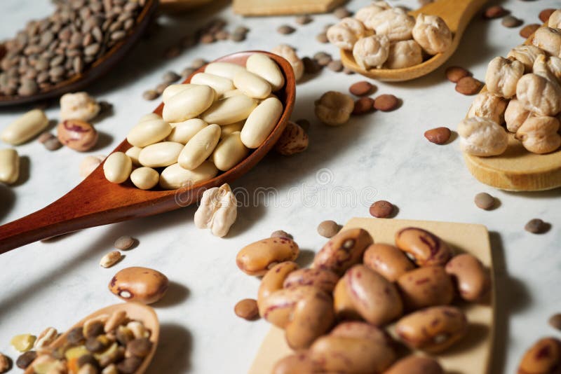 Different types of legume stock photo. Image of calories - 211549464
