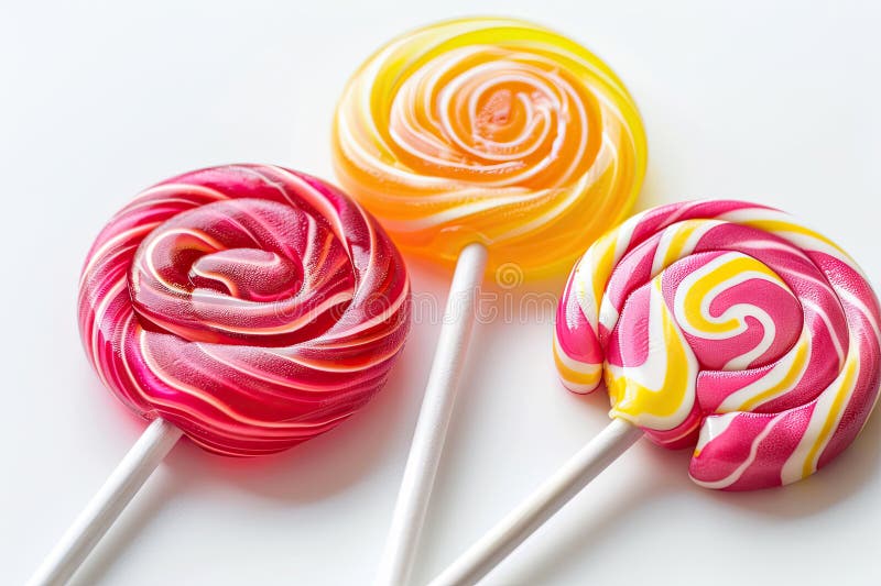 Different Types of Lollipops Stock Illustration - Illustration of sweet ...