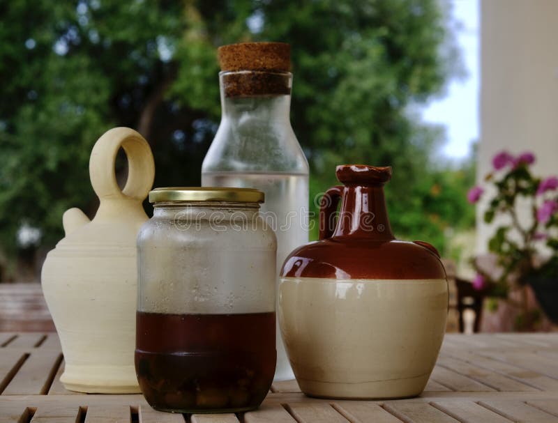 Different Types of Mediterranean Botijos Stock Image - Image of ...