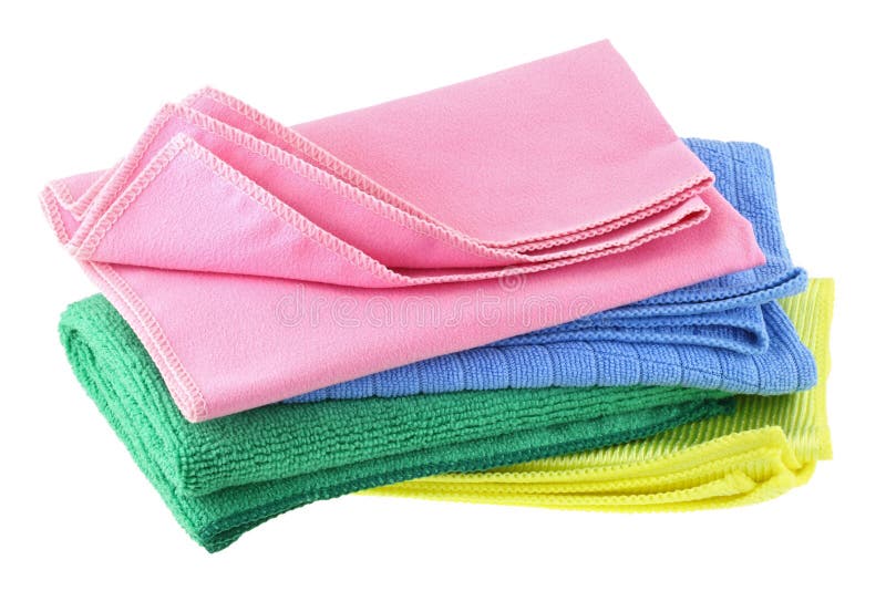 Different Types of Micro Fiber Cleaning Cloth Stock Image - Image of ...