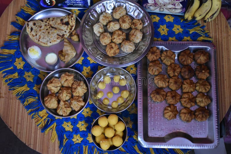 Different Types of Modak, an Indian Sweet Stock Photo - Image of ...