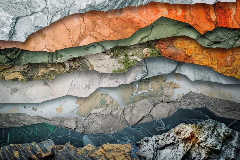 Different Types of Natural Earth Textures Stock Photo - Image of ...