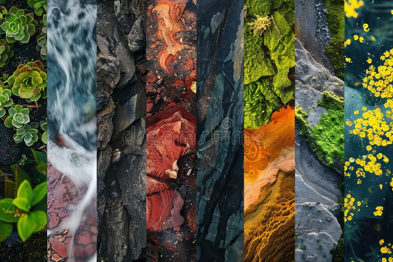 Different Types of Natural Earth Textures Stock Image - Image of care ...