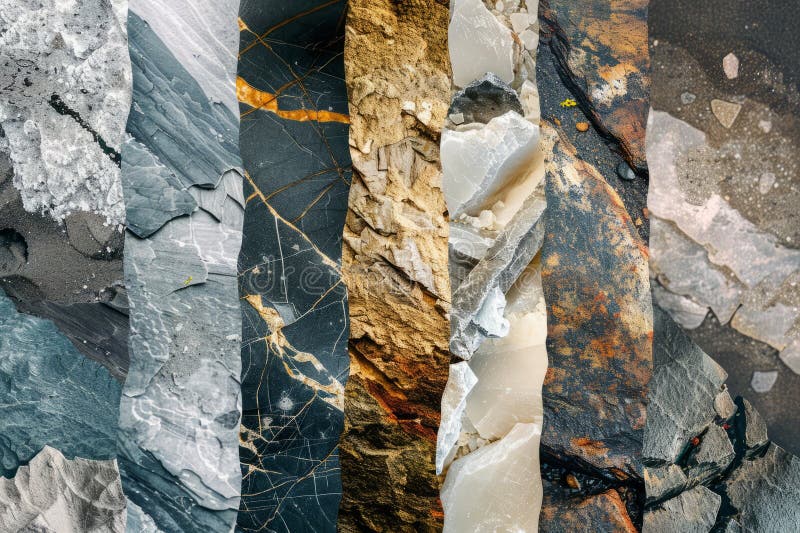 Different Types of Natural Earth Textures Stock Image - Image of flat ...