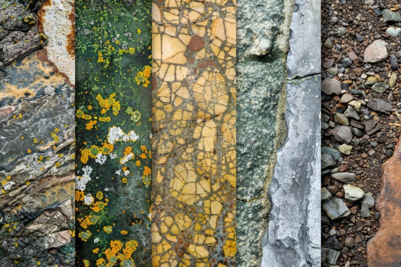 Different Types of Natural Earth Textures Stock Photo - Image of color ...